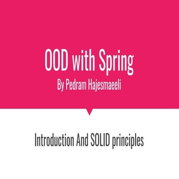 01 Introduction And SOLID principles.pptx