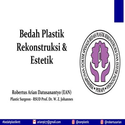 Introduksi Bedah Plastik Rekonstruksi & Estetik (Pembaruan 2025) | PDF