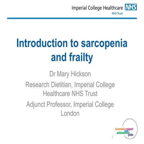 Introduction to Sarcopenia and frailty | PDF