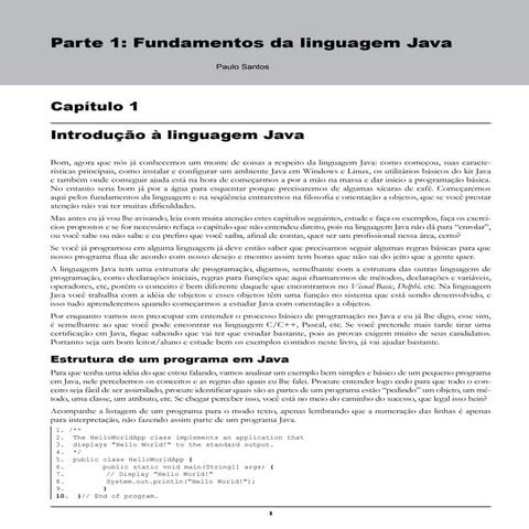 01 java fundamentos | PDF