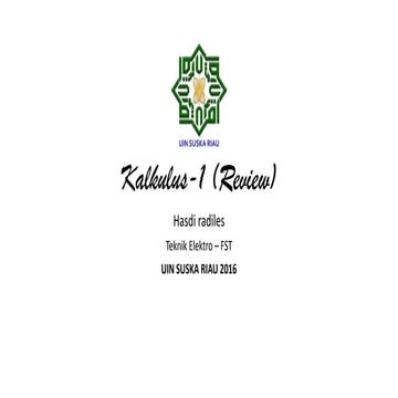 01 kalkulus 1 review 2016 | PDF
