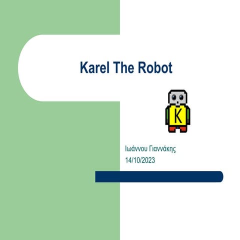 Karel The Robot | PPT