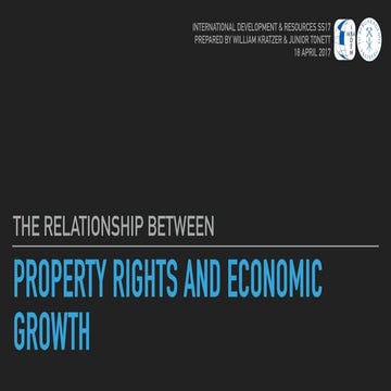 The Relationship Between Property rights and Economic Growth | PDF