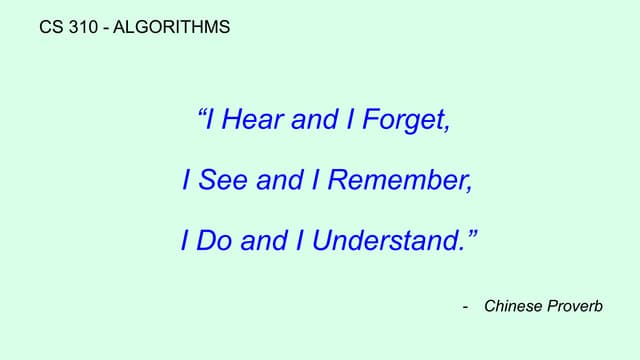 Intro To Algorithms Time And Space Complexity Ppt