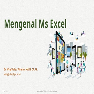 01 Mengenal Ms Excel.pptx Wing Wahyu Winarno | PPTX