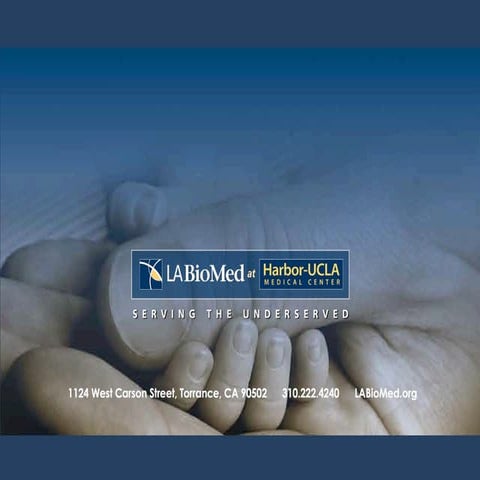 David Meyer, PhD “Welcome Remarks & Introduction to LA BioMed” | PPT