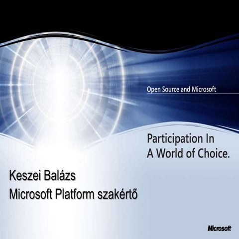 Microsoft at Open Source Farm | PDF