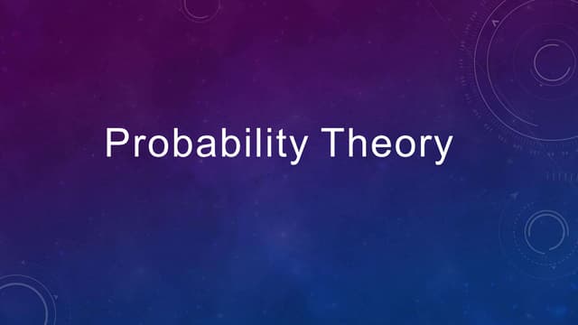 Probability And Its Axioms | PPTX