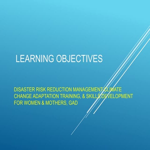 01 Mothers GAD Learning OBJCTVES Mar282016.ppt