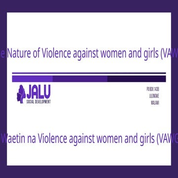 01 Nature of VAW violence against women1 | PPT
