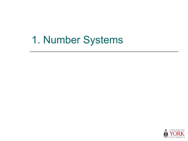Computer Number system