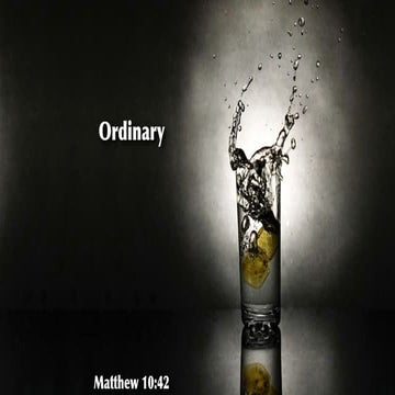 Ordinary | PDF