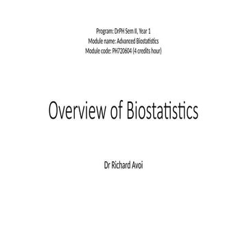01 Overview of Biostatistics for study.pptx