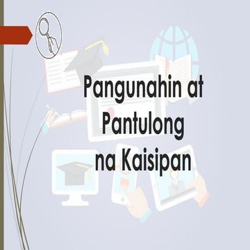 01pangunahinatpantulongnakaisipangnakasaadsabinasa-talakayan ...
