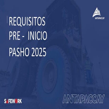 01_PASHO 2025.01.29 V2 INICIO DE TRABAJOS | PDF