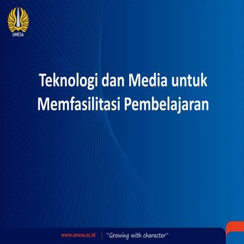 Pengantar Teknologi dan Media Pembelajaran | PPTX