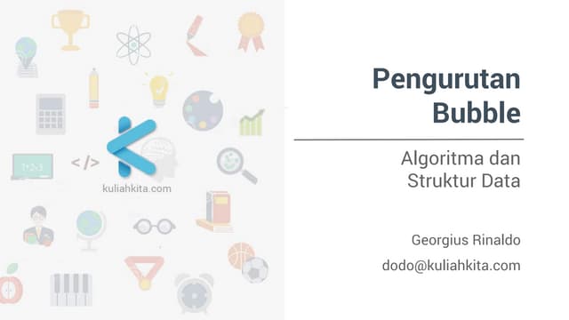 Algoritma dan Struktur Data - Bubble Sort | PDF Algoritma dan Struktur Data - Bubble Sort | PDF