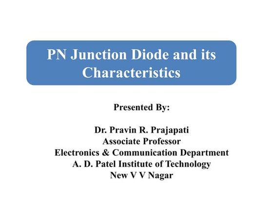 Pn junction diode class 12 investegatory project | PPT | Physics | Science
