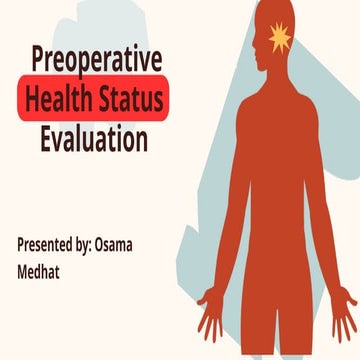 Preoperative evaluation for oral surgerypptx | PPT