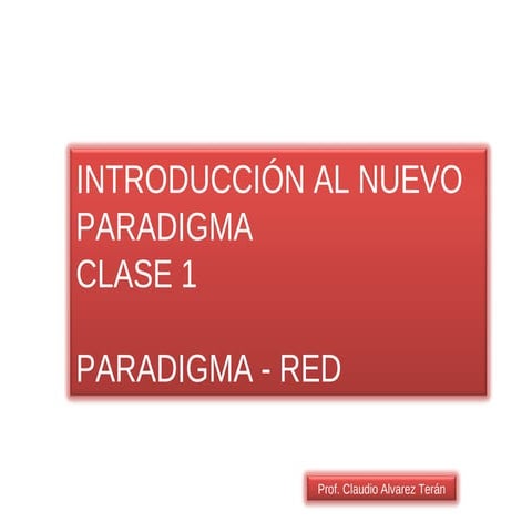 Concepto de Paradigma y Red | PPTX