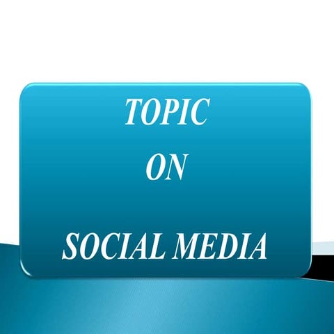 Social Media | PPT