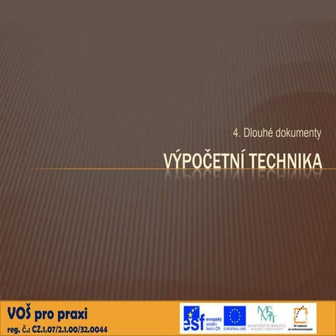 01 prez4(výpočetní technika) | PPT