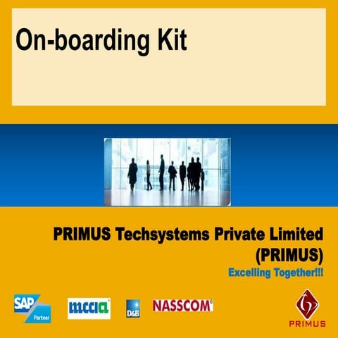01 primus techsystems on boarding | PDF