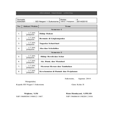 01 prota kls 2 | DOCX