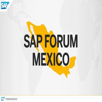 SAP Forum México | PDF