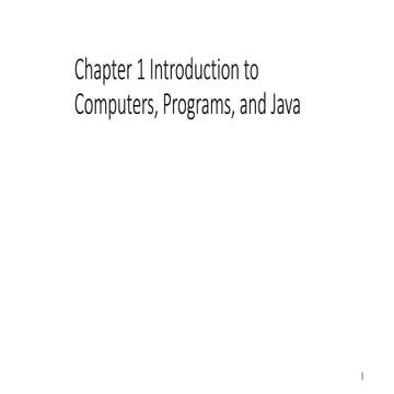 Chapter 01 Java Programming Basic Java Ide Java Intelliej Ppt