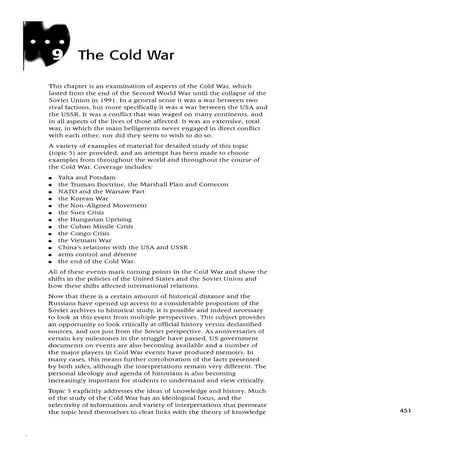 01 the cold war introduction to the cold war | PDF