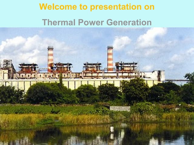 Thermal power plant ppt | PPTX