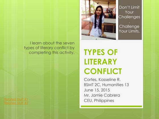 Literary Conflict -- Honey Bautista | PPT