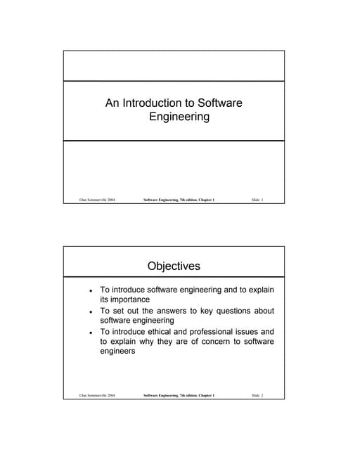 Software Engineering - Ch1 | PDF