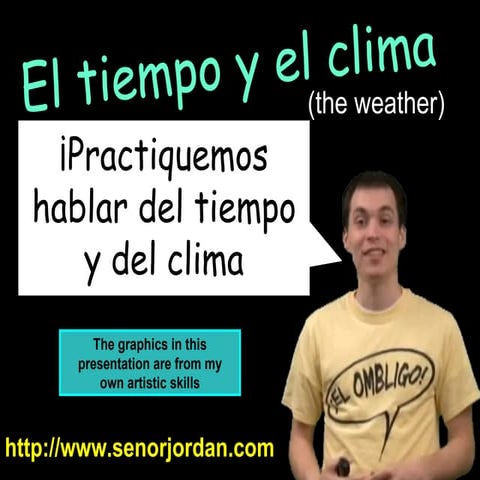 01 Spanish - El tiempo y el clima (Weather) | PPT