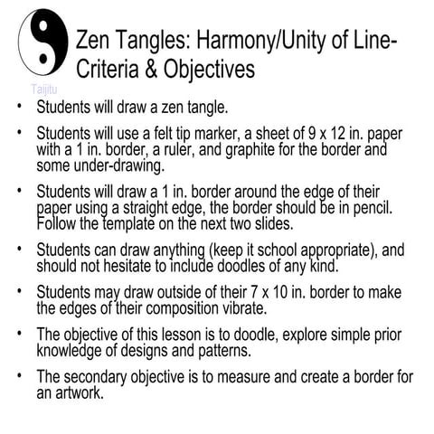 Zen tangles | PPT