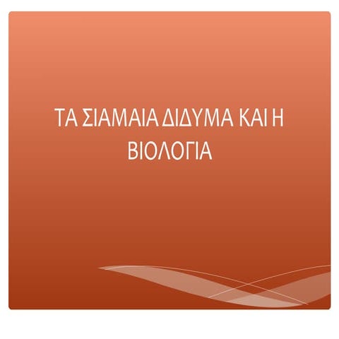 τα σιαμαια διδυμα 02 | PPT
