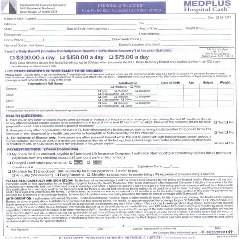 MEDPLUS Hospital Cash | PDF