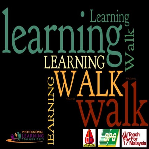 Komuniti Pembelajaran Profesional : Learning Walks 2014 | PDF