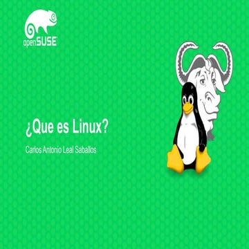 Que es linux 2018 | PPTX