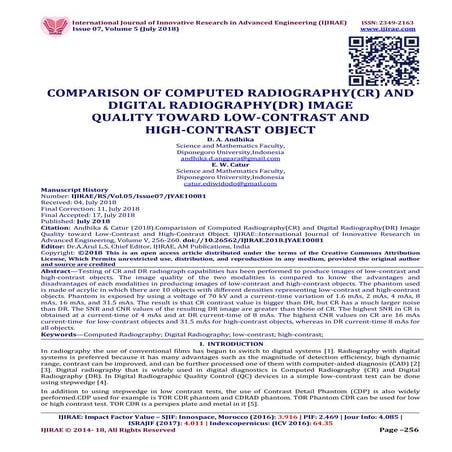 Computed Radiography (CR) vs Digital Radiography (DR) | PPTX