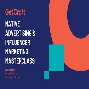 Native Advertising & Influencer Marketing Masterclass | PDF