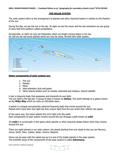 Why Solar System is Important? | PDF