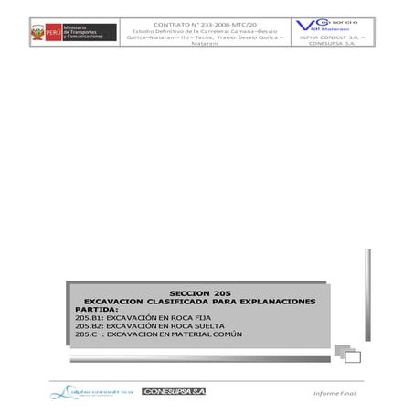 02. sec 205 excavacion | DOC