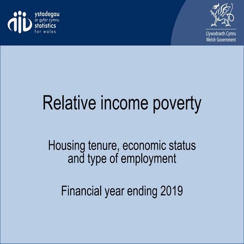Relative income poverty: Housing tenure, economic status and type of ...