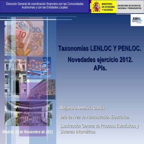 Taxonomías PENLOC y LENLOC. Desarrollo futuro. APIs | PPT