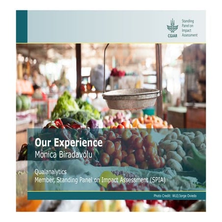 Use of Qualitative Approaches for Impact Assessments of Integrated ...