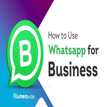 WhatsApp for Business | PPT