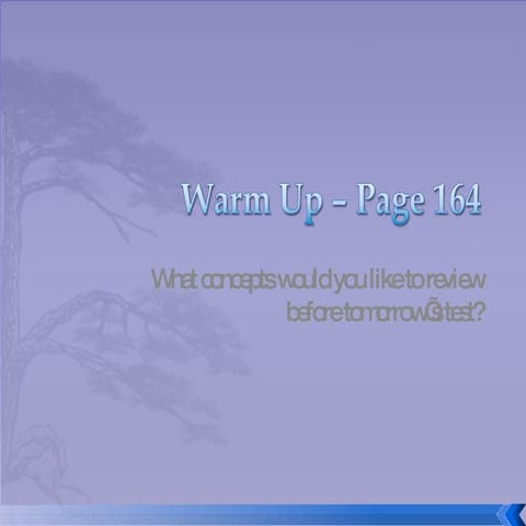 02 23 2010 Warm Up | PPT