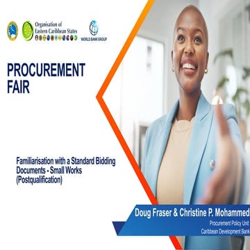 02. CDB Familiarisation Standard Bidding Document Small Works Post qualification.pptx